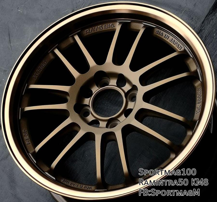 ล้อแม็ก รถเก๋ง 15 ล้อแม็กมือสอง RE30 4รู100 ET33 ทองแดงยิงทราย 7-15นิ้ว ...