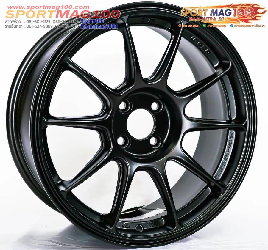 ล้อแม็ก รถเก๋ง 17 ล้อแม็กมือสอง Yachiyoda TC105 4รู100 ET30 ดำด้าน 7.5 ...